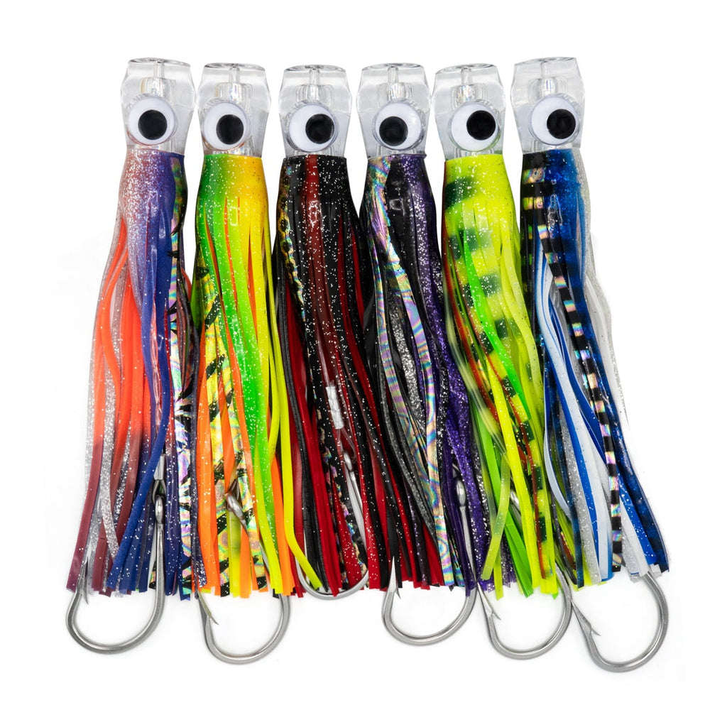 9" Trolling Fishing Lures Set of 6 for Big Game Fish | Rite Angler